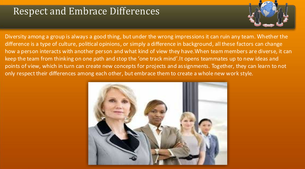 Respect and Embrace Differences - FreshSkills